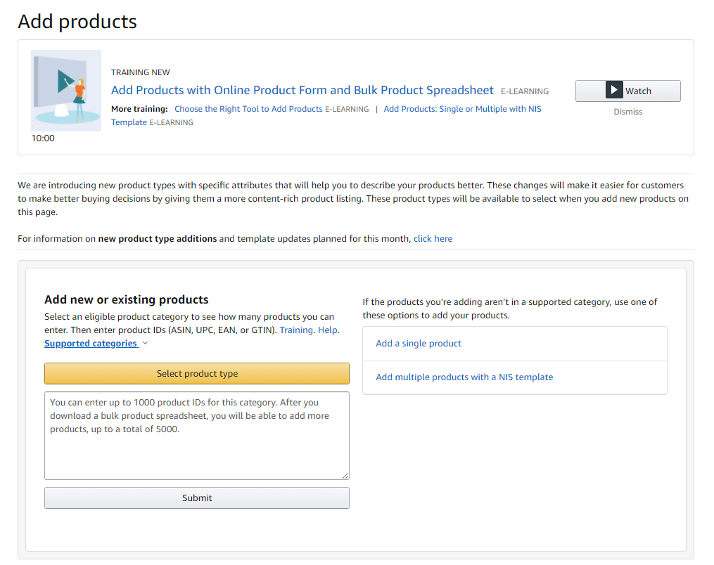 How To Add Products On Vendor Central Using Templates