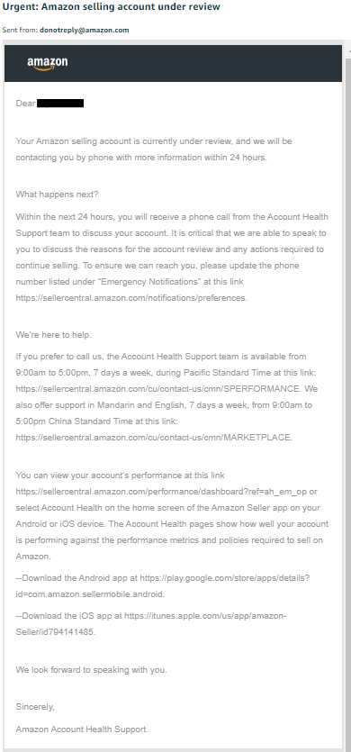 Amazon Account Under Review - Recovery Guide