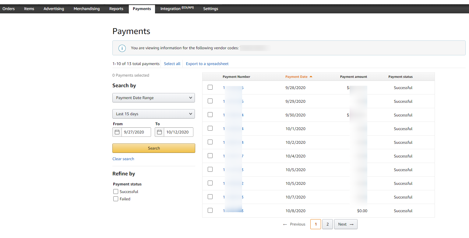 Amazon Vendor Central Tutorial [Part 5 - Integration, Settings ...